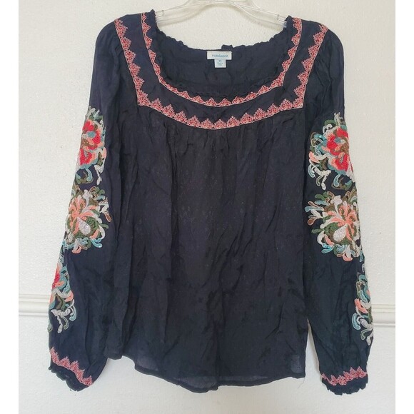 Sundance | Tops | Sundance Catalog Artists Vision Tunic Embroidered ...